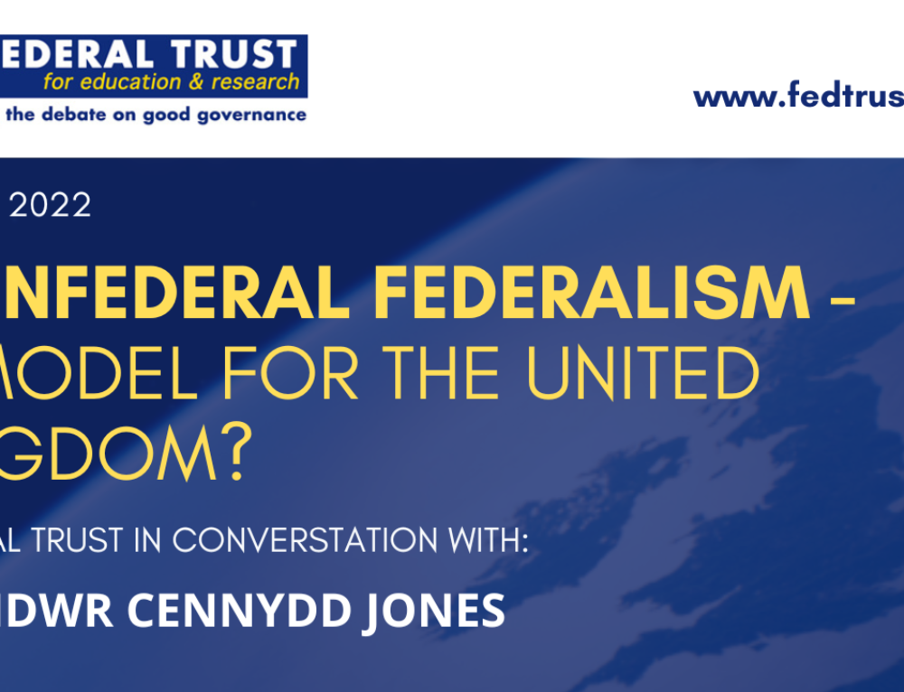 Federalism for the United Kingdom: an answer that raises questions ...