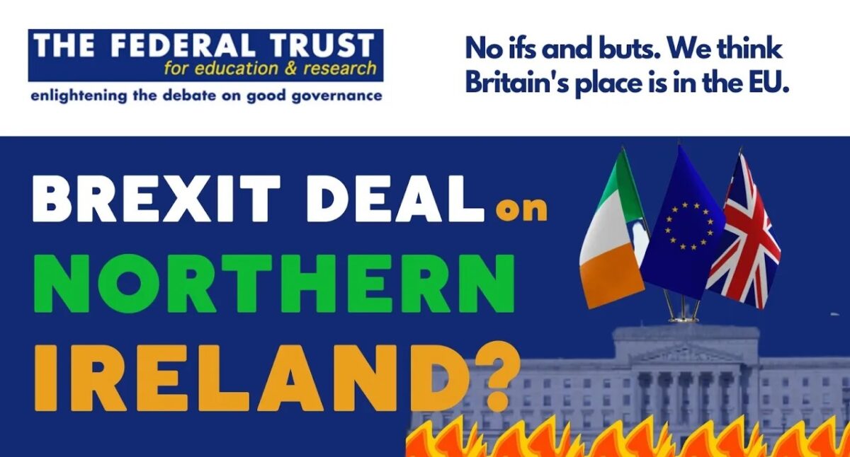 VIDEO: Brexit - Bad for the UK, bad for Ireland - The Federal Trust