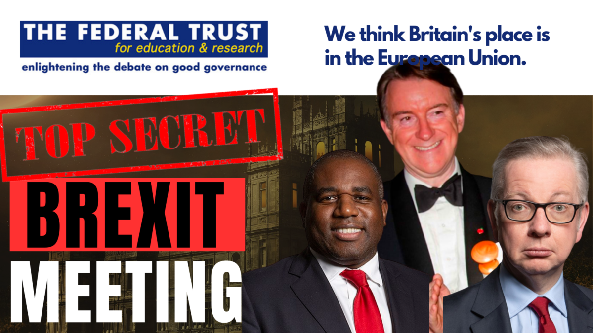 Brexit and a Broken Britain - The Federal Trust