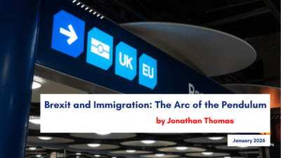 Brexit and Immigration: The Arc of the Pendulum - The Federal Trust